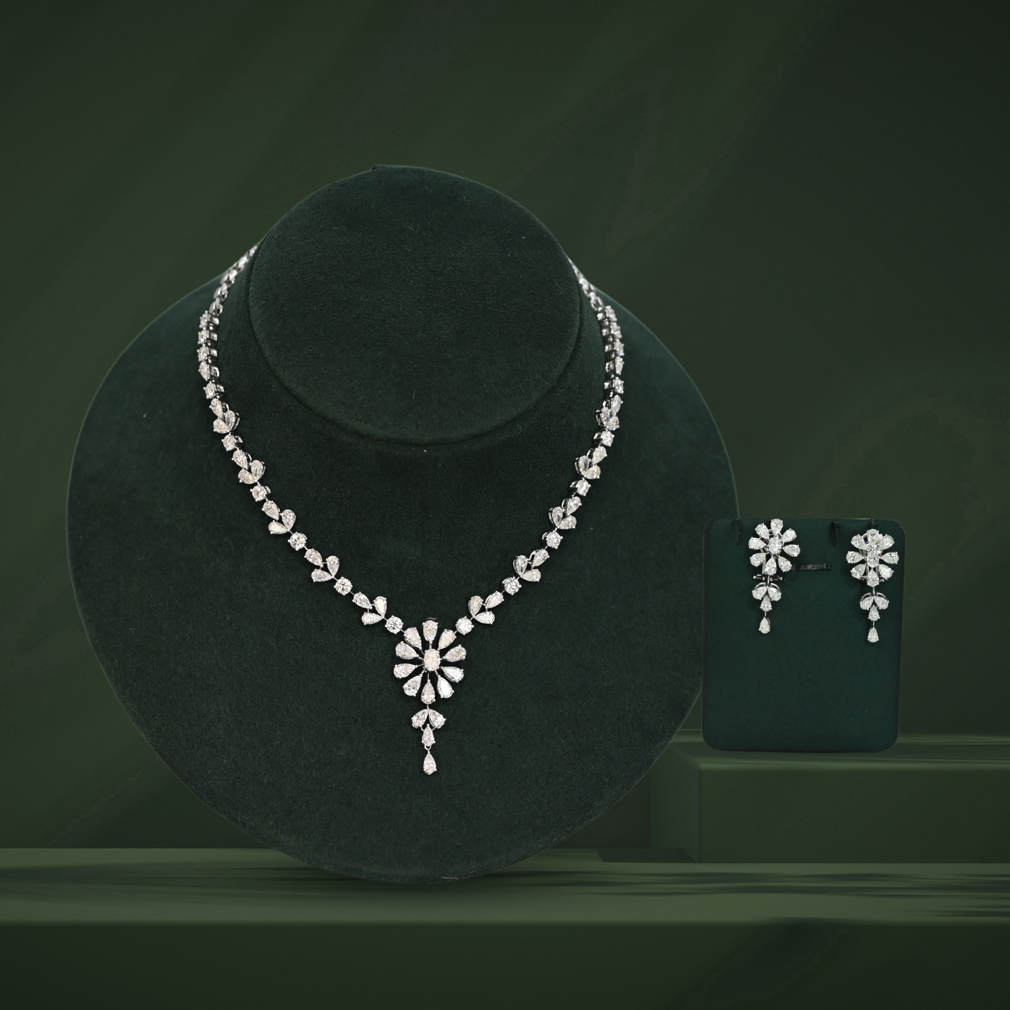 Elaria Diamond Garland Set – SIROYA Jewellers